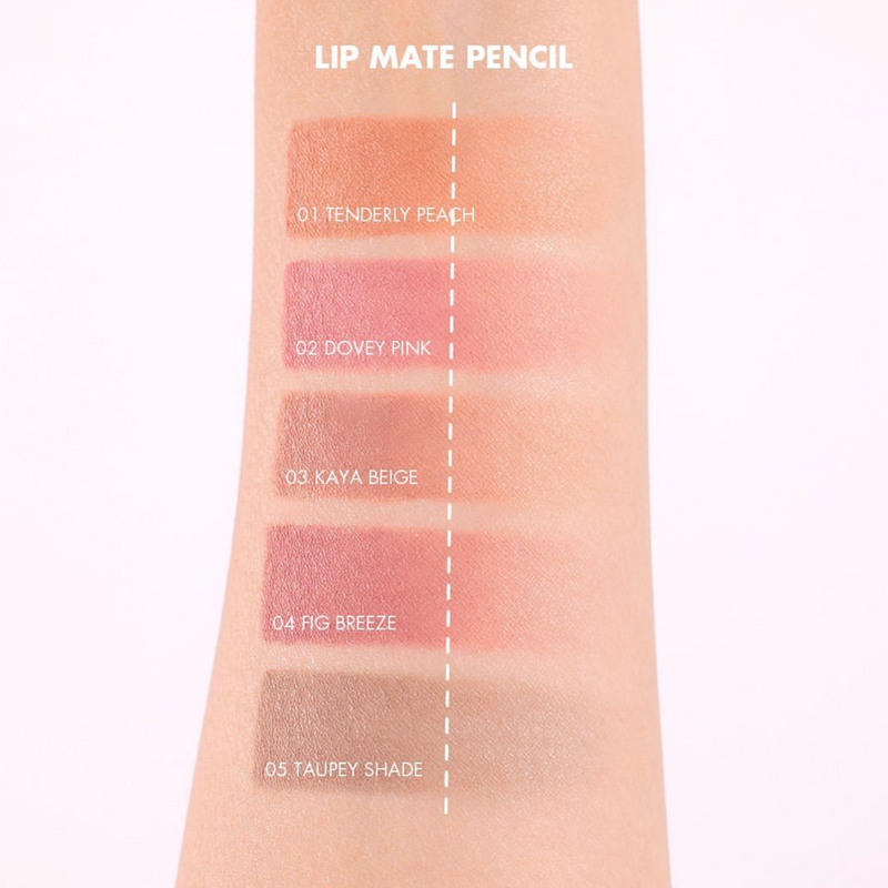 Rom&nd Lip Mate Pencil (01 Tenderly Peach) 韩国rom&nd 雾面順滑唇筆 (01 柔情蜜桃) 0 – Image Beauty online